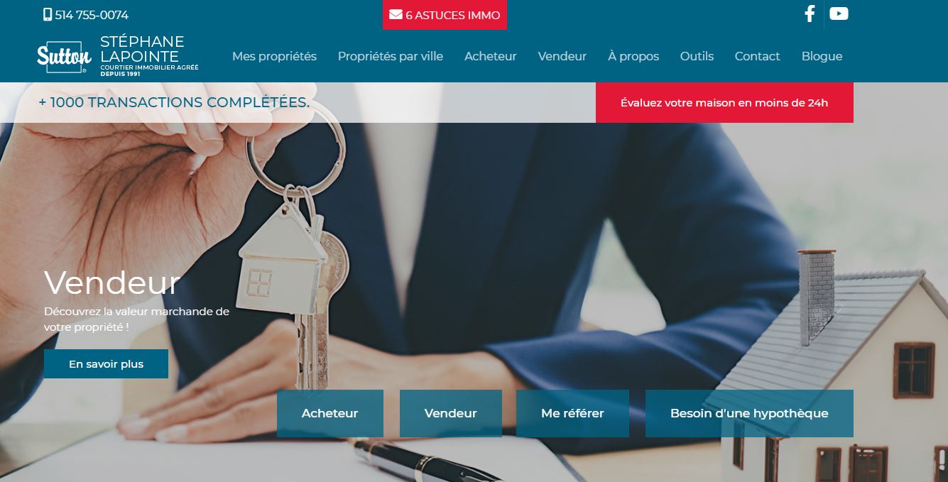 STÉPHANE LAPOINTE – EXPERT EN IMMOBILIER – RIVE-SUD DE MONTRÉAL